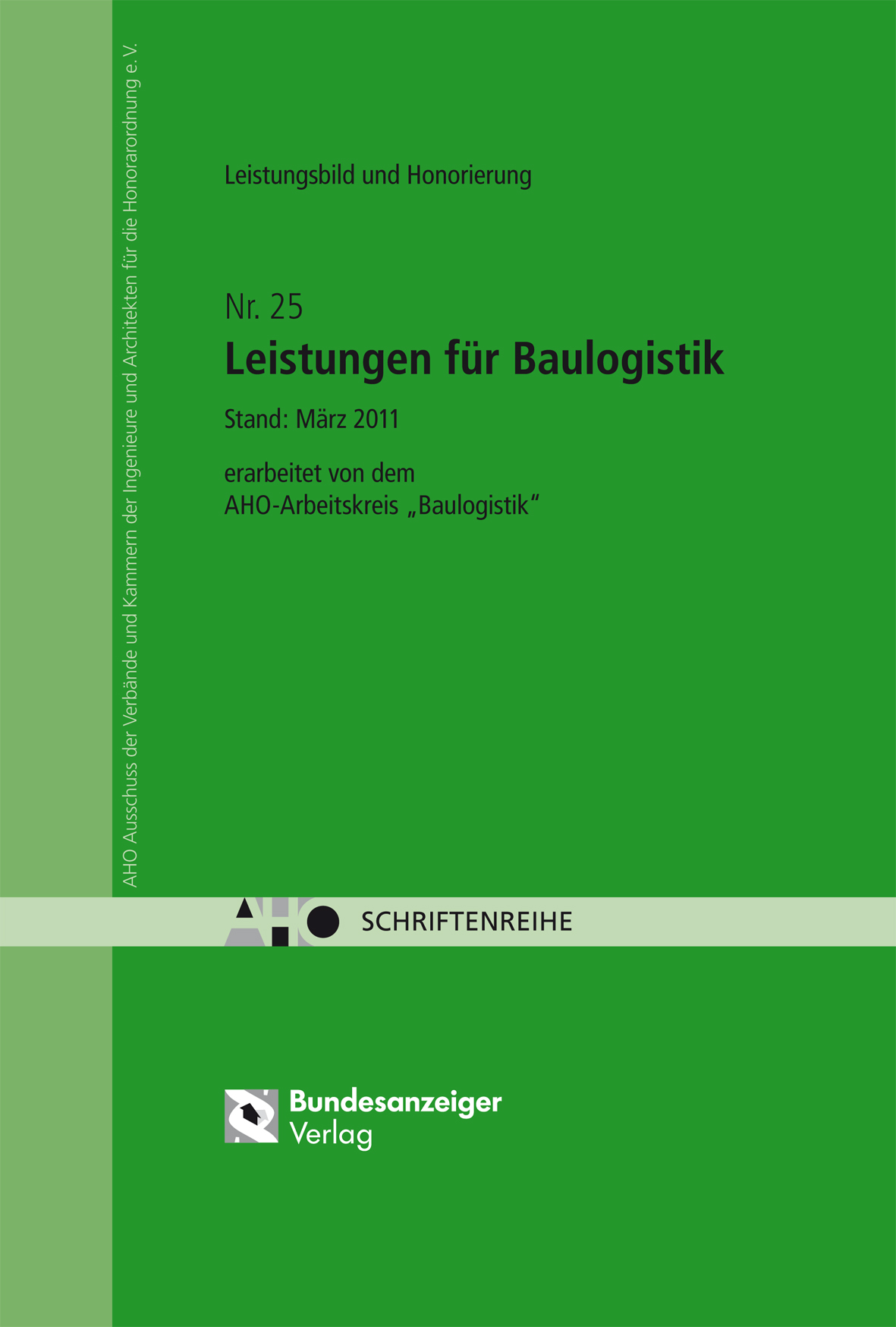 Heft 25 - AHO – Ausschuss der Verbände und Kammern der Ingenieure und ...